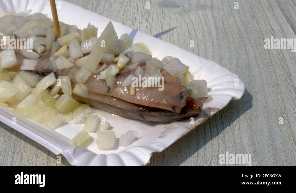 Traditional dutch fish herring Stock Videos & Footage - HD and 4K Video ...