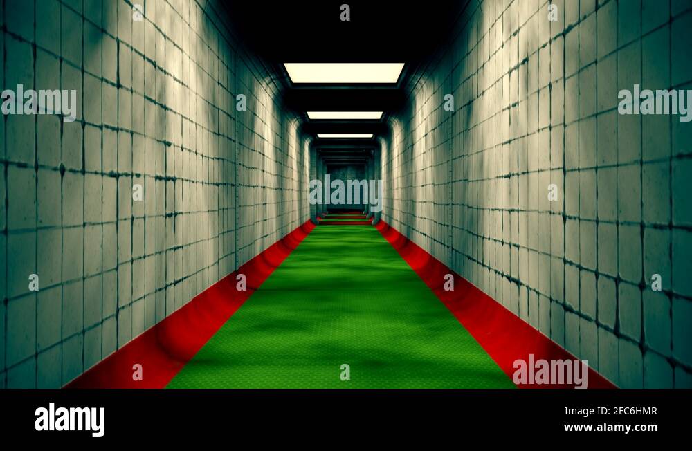 Scary Labyrinth Maze Underground Corridor 3 Stock Video Footage - Alamy