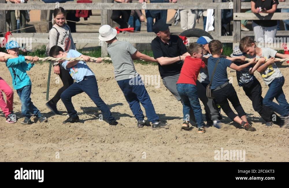Kids pulling rope Stock Videos & Footage - HD and 4K Video Clips - Alamy