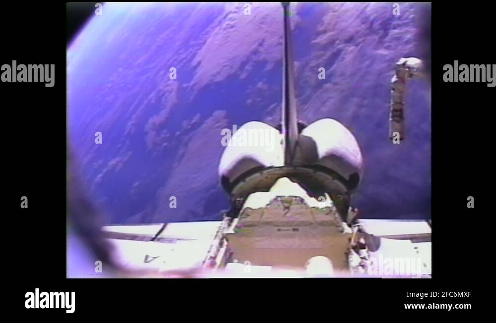 1990s: Space shuttle in orbit Stock Video Footage - Alamy