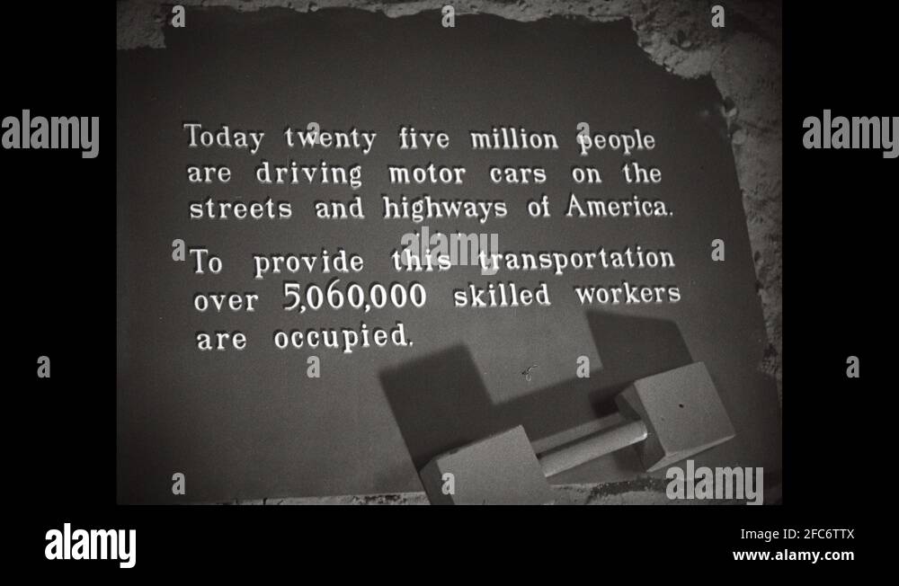 1930s: Text appears on illustrated backgrounds Stock Video Footage - Alamy