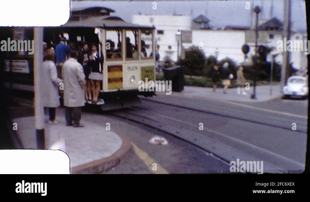 1970s Cable Car Streetcar Street Scene SAN FRANCISCO Vintage Film Home ...