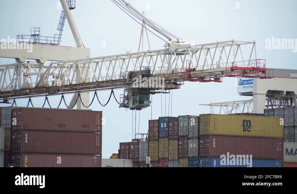 Crane containers ship loading Stock Videos & Footage - HD and 4K Video ...
