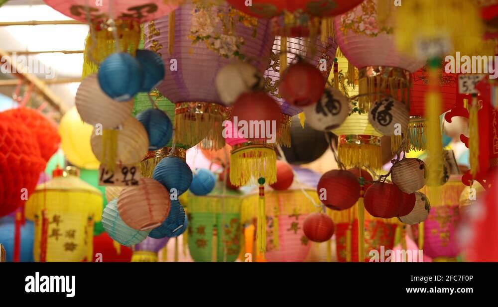 Lanterns in shop chinatown Stock Videos & Footage - HD and 4K Video ...