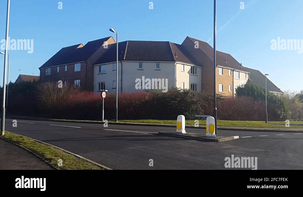 Establishing shot modern housing block Stock Videos & Footage - HD and ...
