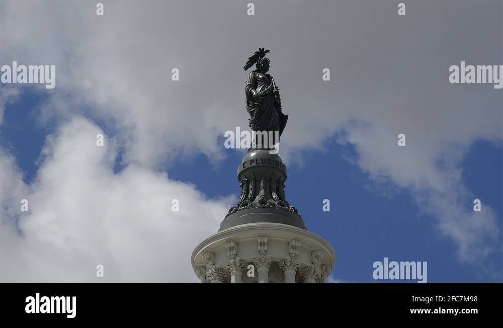 Statue of freedom capitol design Stock Videos & Footage - HD and 4K ...