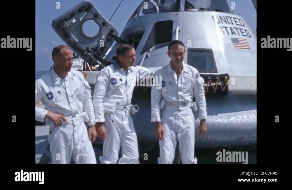 Apollo 11 - Astronauts stand in front of lunar modul Mockup Stock Video ... Apollo 11 - Astronauts stand in front of lunar modul Mockup Stock Video ...