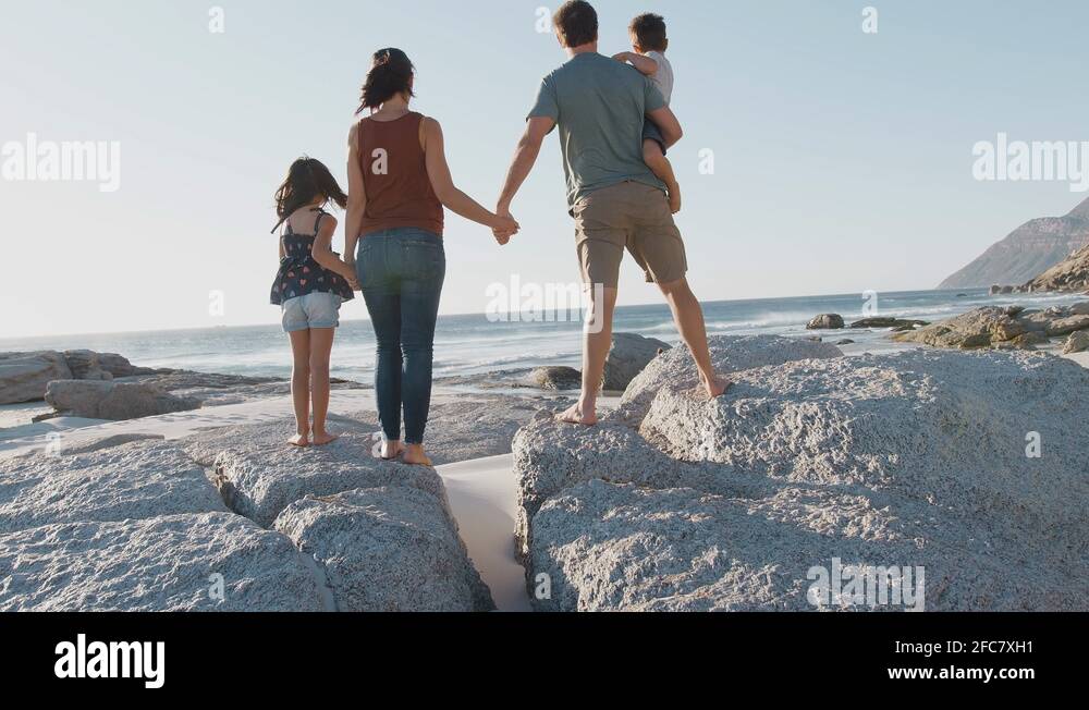 Family looking out to sea Stock Videos & Footage - HD and 4K Video ...