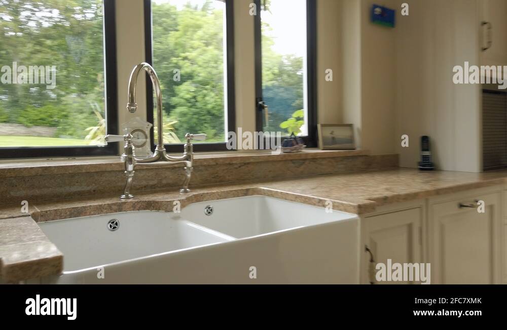 Modern kitchen interior garden view Stock Videos & Footage - HD and 4K ...