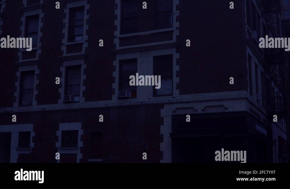 Brick apartment building night Stock Videos & Footage - HD and 4K Video ...