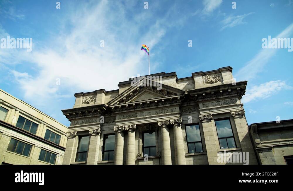 Rainbow flag on building at pride Stock Videos & Footage - HD and 4K ...