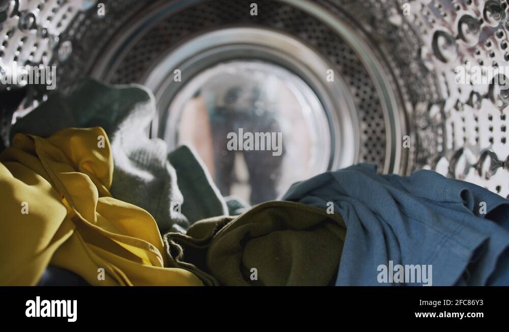 Washing machine inside laundry interior Stock Videos & Footage - HD and ...