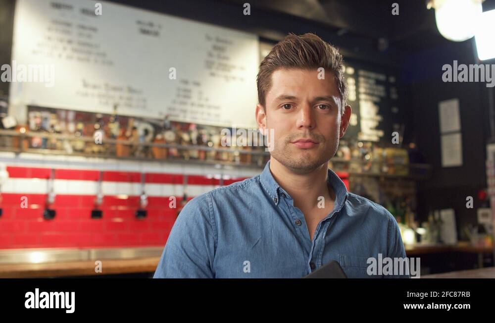 Portrait male bar owner Stock Videos & Footage - HD and 4K Video Clips ...