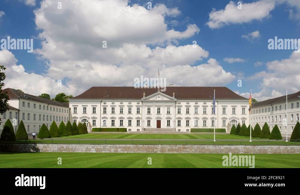 Schloss Bellevue, the Presidential palace in Berlin, Germany Stock ...