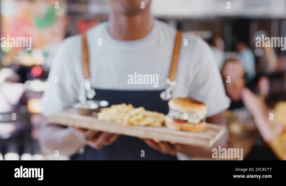 Busy restaurant waiter serving Stock Videos & Footage - HD and 4K Video ...