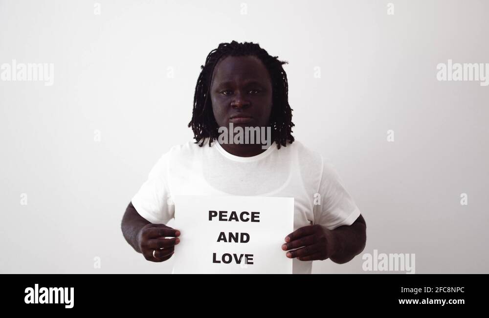 Man holds peace symbol sign Stock Videos & Footage - HD and 4K Video ...