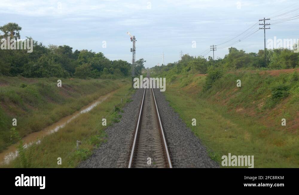 Railroad crossing of the narrow gauge railway Stock Videos & Footage ...