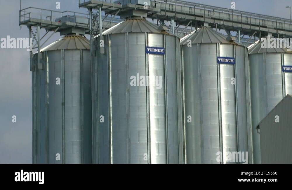 Wheat corn storage tower Stock Videos & Footage - HD and 4K Video Clips ...