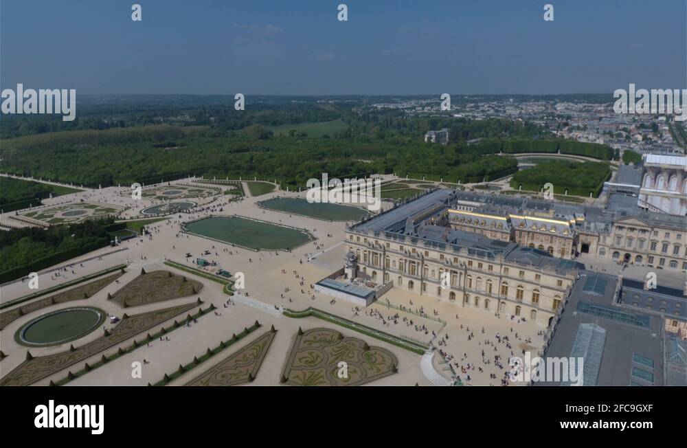 Palace of versailles garden aerial Stock Videos & Footage - HD and 4K ...
