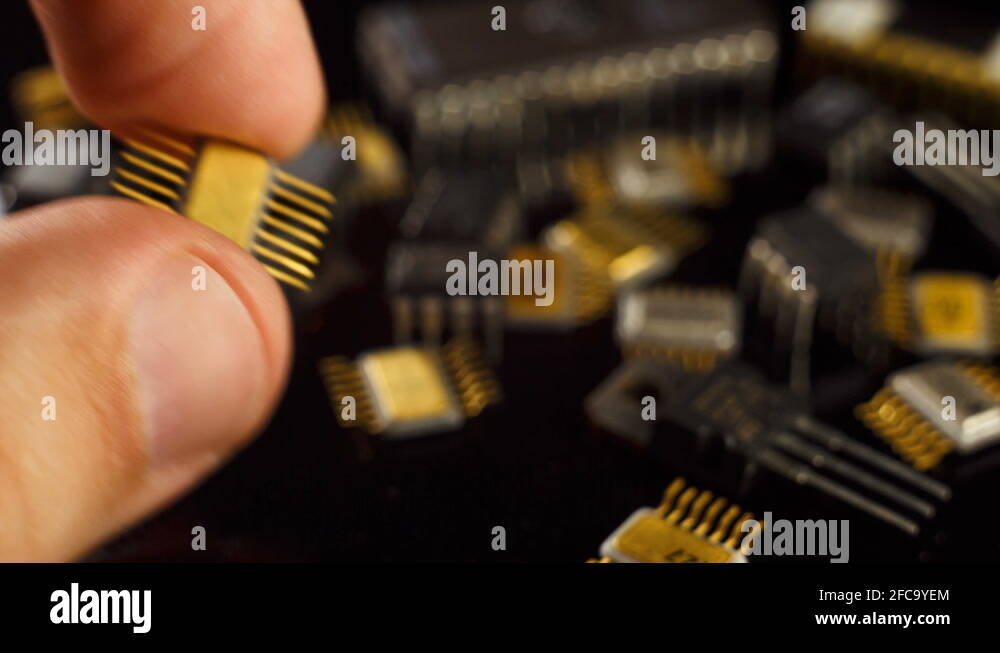Electronic Microcircuit Stock Videos And Footage Hd And 4k Video Clips Alamy