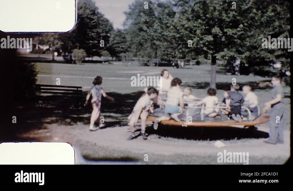 Vintage kids playing playground Stock Videos & Footage - HD and 4K ...
