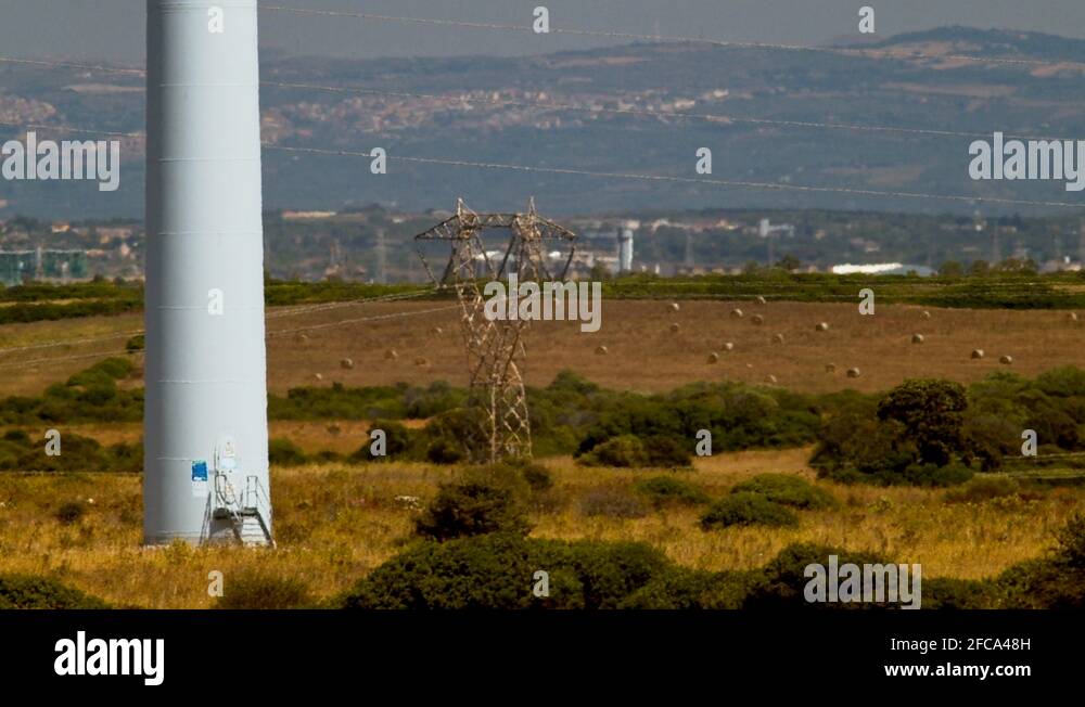 Pylon and wind turbine us Stock Videos & Footage - HD and 4K Video ...