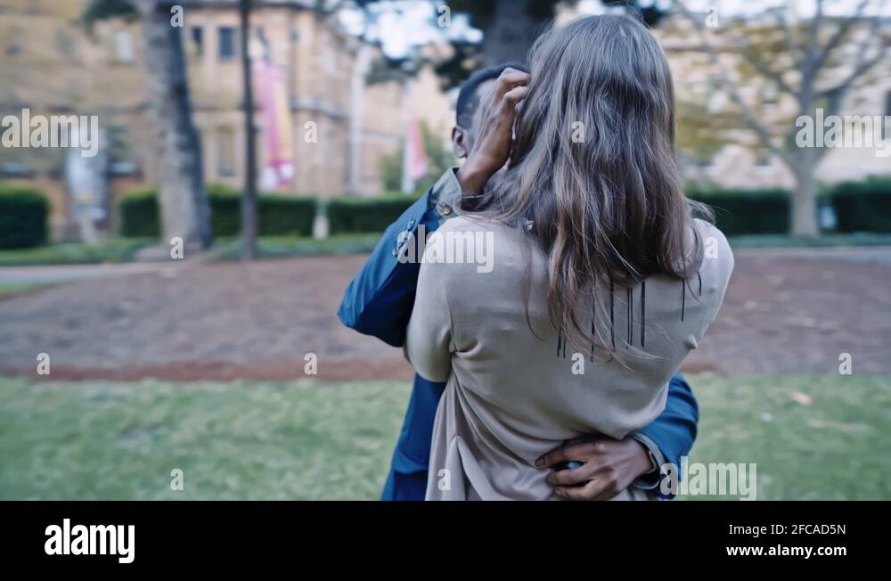 Mixed race man kissing girlfriend Stock Videos & Footage - HD and 4K ...