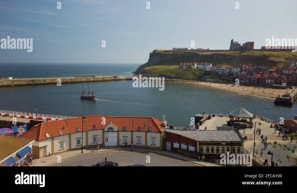 Whitby cliffs uk Stock Videos & Footage - HD and 4K Video Clips - Alamy