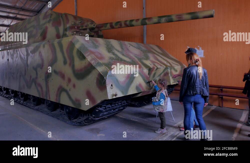 Museum of Tanks in Kubinka. Superheavy tank Pz.Kpfw VIII "Maus ...