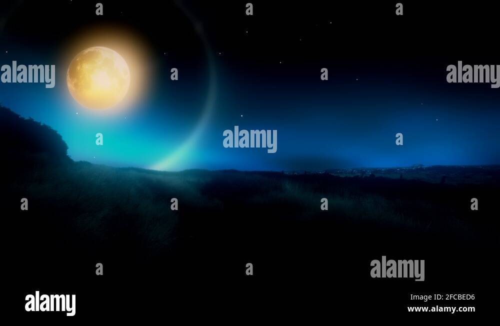 Full moon on the horizon Stock Videos & Footage - HD and 4K Video Clips ...