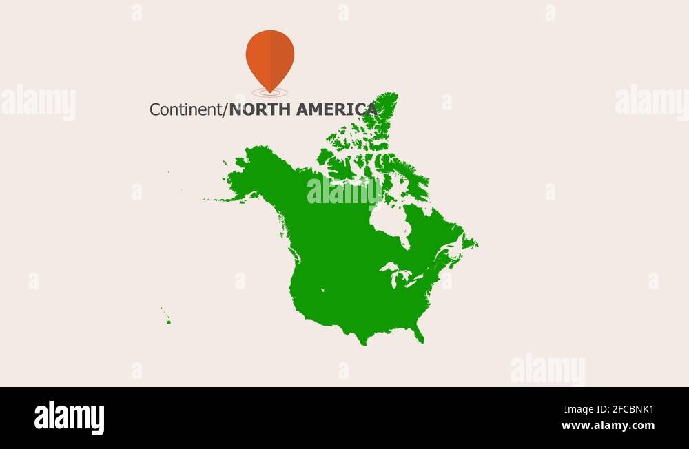 North america continent map Stock Videos & Footage - HD and 4K Video ...