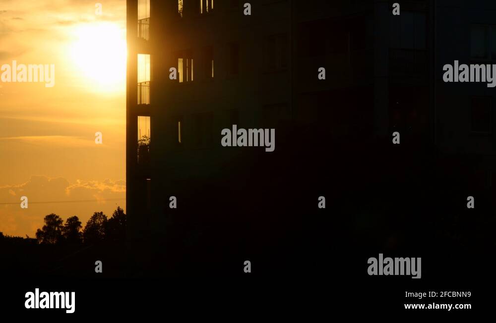 Sunset behind building Stock Videos & Footage - HD and 4K Video Clips ...