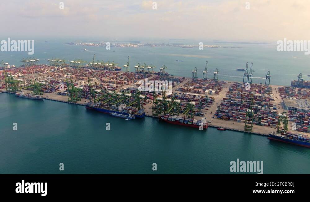 Port dockside terminal harbour Stock Videos & Footage - HD and 4K Video ...