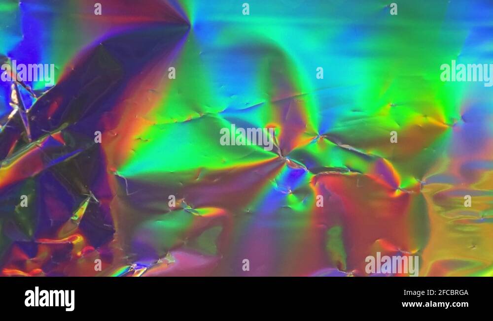 Holographic texture background with glowing vibrant neon colors and ...