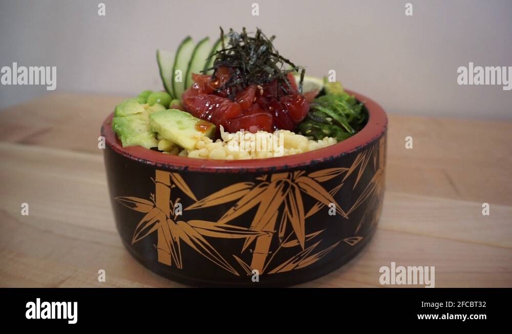 Poke food Stock Videos & Footage - HD and 4K Video Clips - Alamy