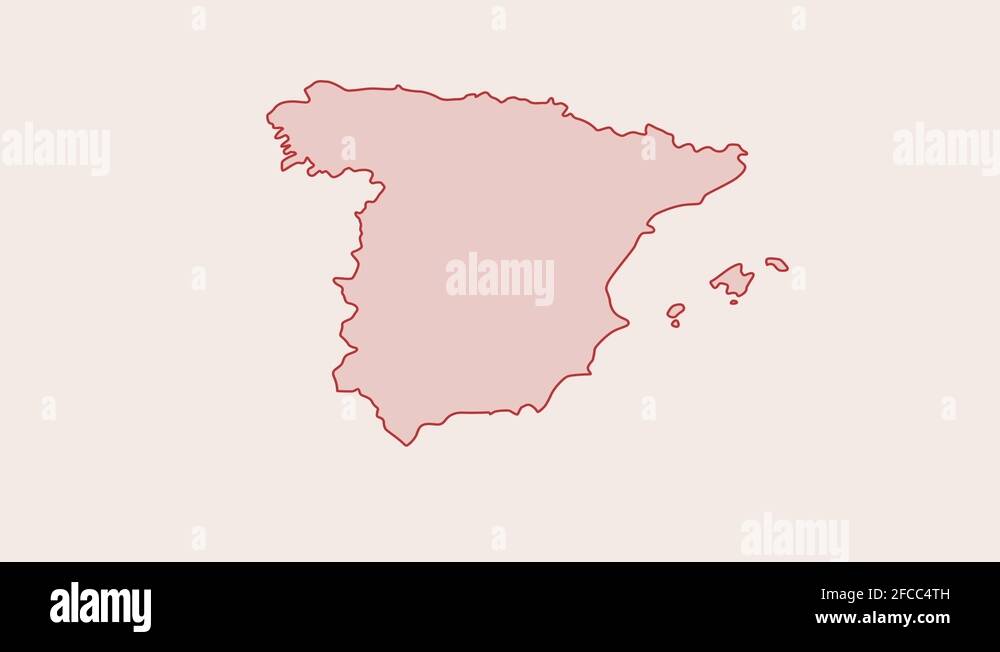 Map of spain Stock Videos & Footage - HD and 4K Video Clips - Alamy