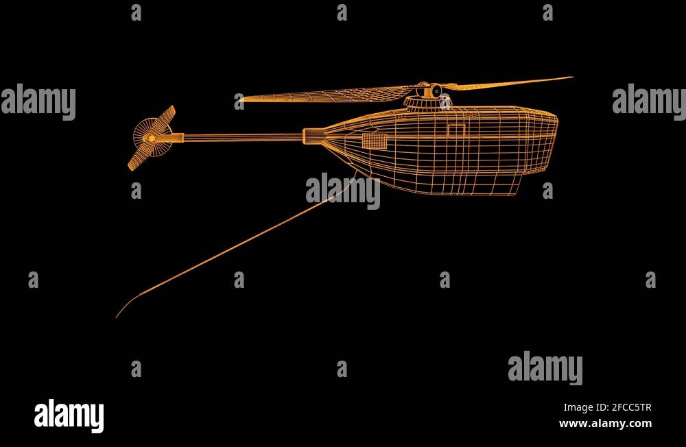 3D animation of futuristic military surveillance and reconnaissance UAV ...