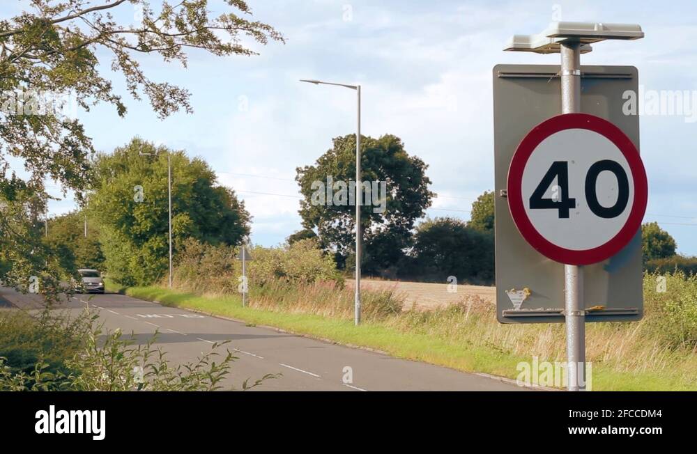 Road sign 40 Stock Videos & Footage - HD and 4K Video Clips - Alamy