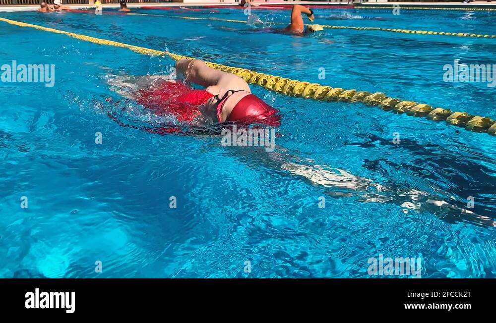 Olympic swimmer pool backstroke Stock Videos & Footage - HD and 4K ...