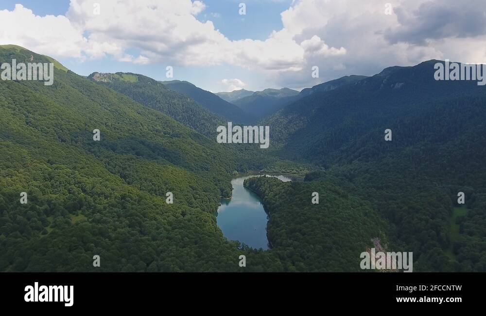 Biogradsko lake at biogradsko jezero national park Stock Videos ...