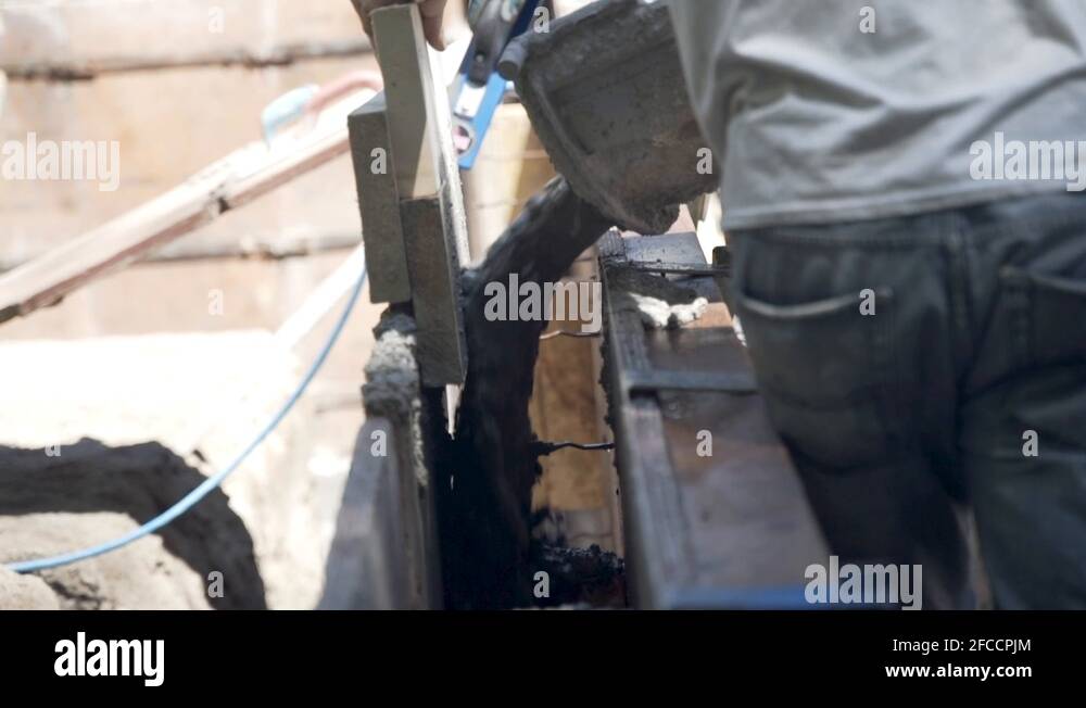 Cement flowing from spout Stock Videos & Footage - HD and 4K Video ...