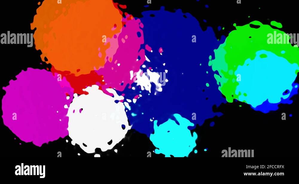 Paint splotches Stock Videos & Footage - HD and 4K Video Clips - Alamy