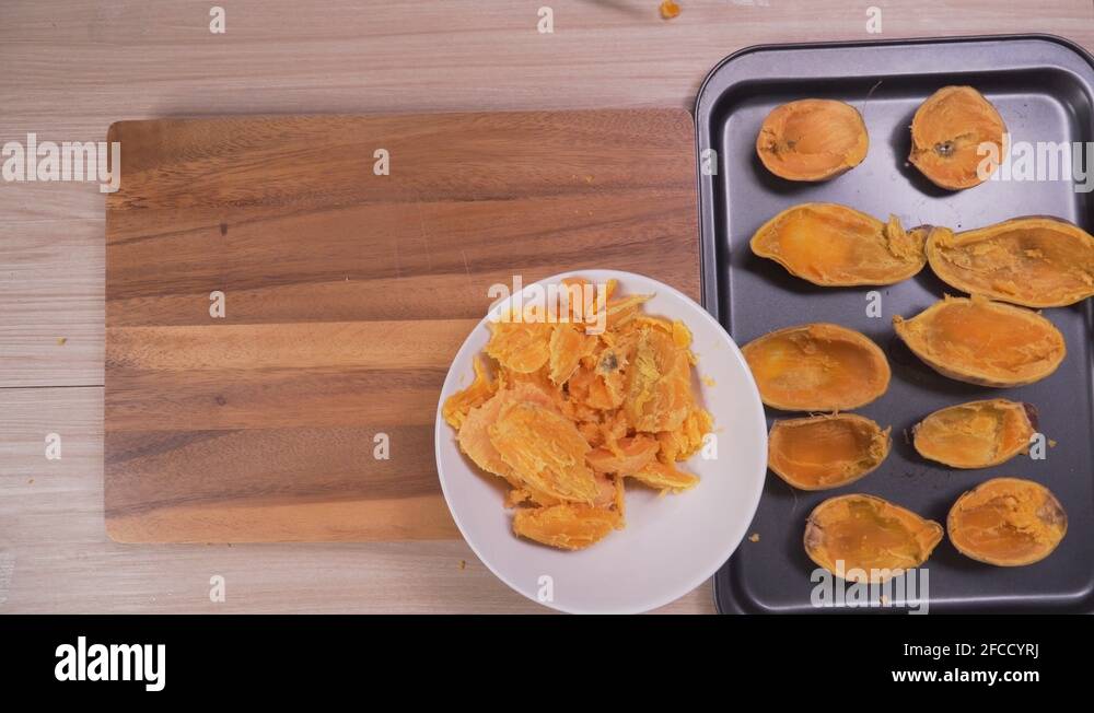 Orange flesh sweet potato Stock Videos & Footage - HD and 4K Video ...