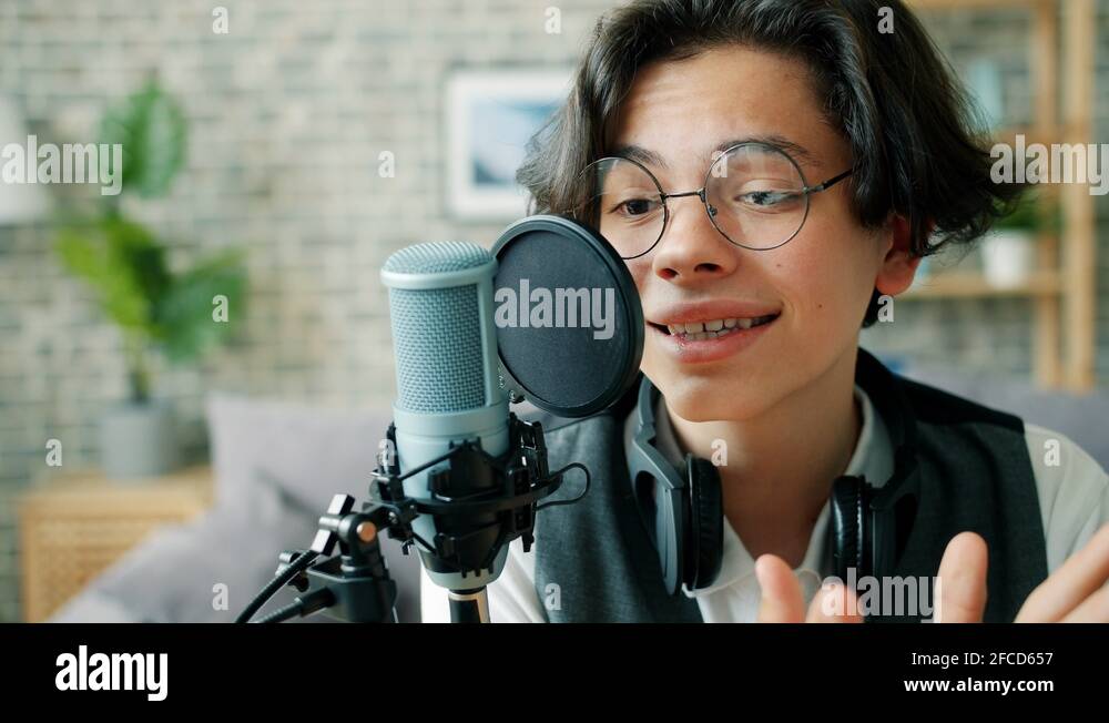 Boy speaking mic Stock Videos & Footage - HD and 4K Video Clips - Alamy