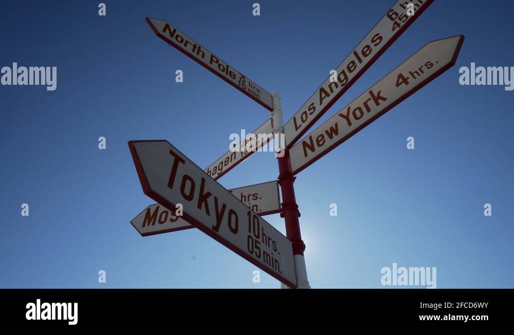 Red signpost Stock Videos & Footage - HD and 4K Video Clips - Alamy
