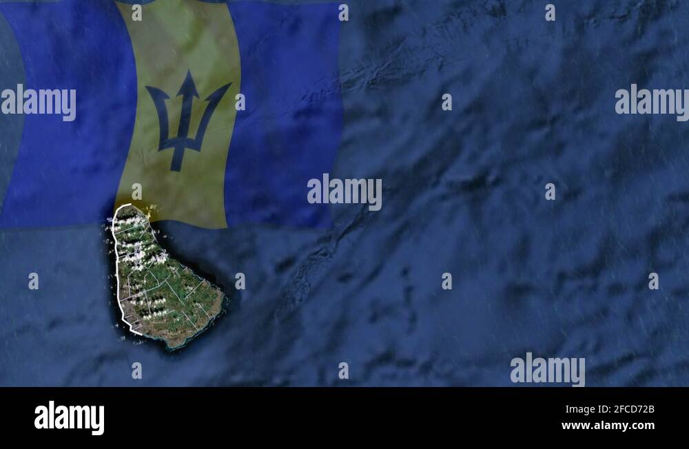 Map of barbados flag Stock Videos & Footage - HD and 4K Video Clips - Alamy