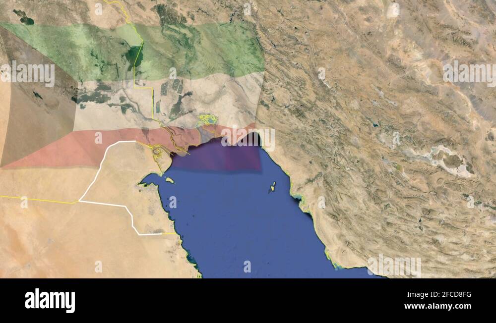 Kuwait map with states Stock Videos & Footage - HD and 4K Video Clips ...