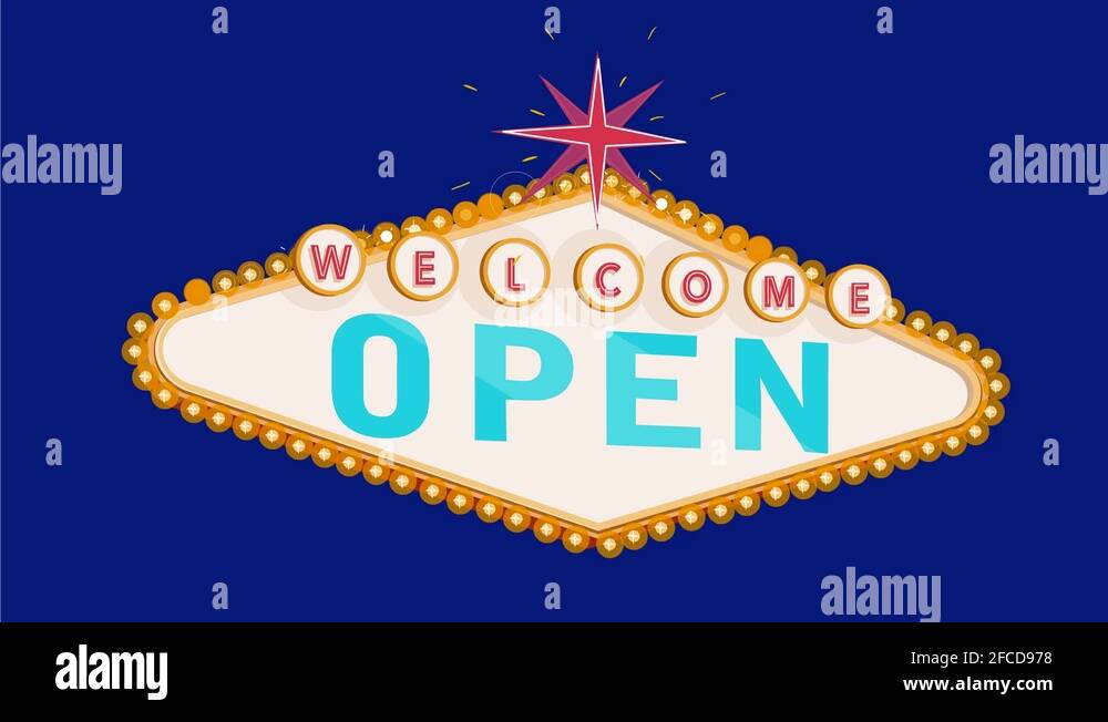 Welcome sign animation Stock Videos & Footage - HD and 4K Video Clips ...