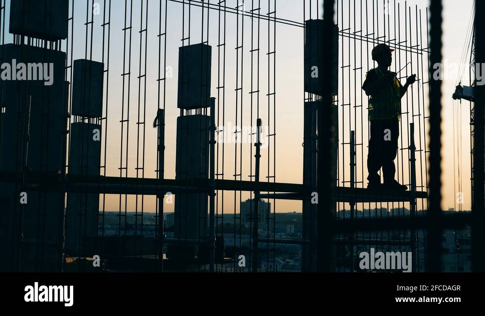 Silhouette framework architecture Stock Videos & Footage - HD and 4K ...