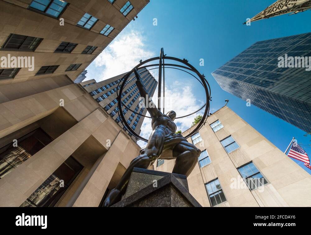 Atlas rockefeller center manhattan Stock Videos & Footage - HD and 4K ...